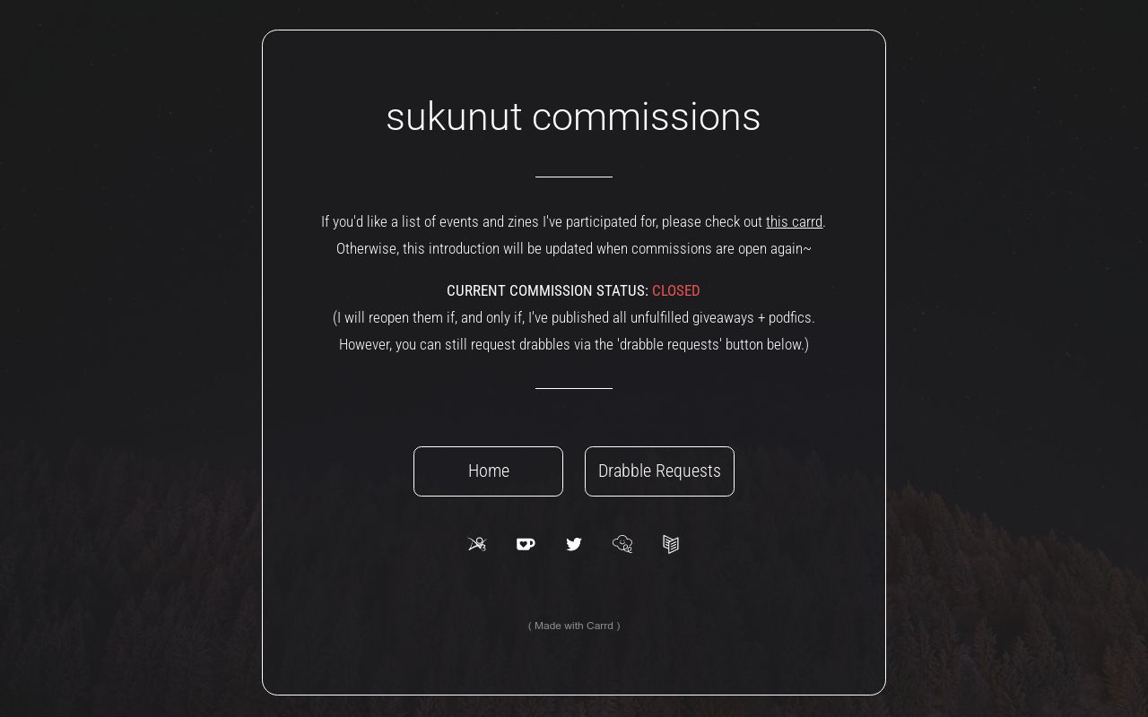 sukunut commissions